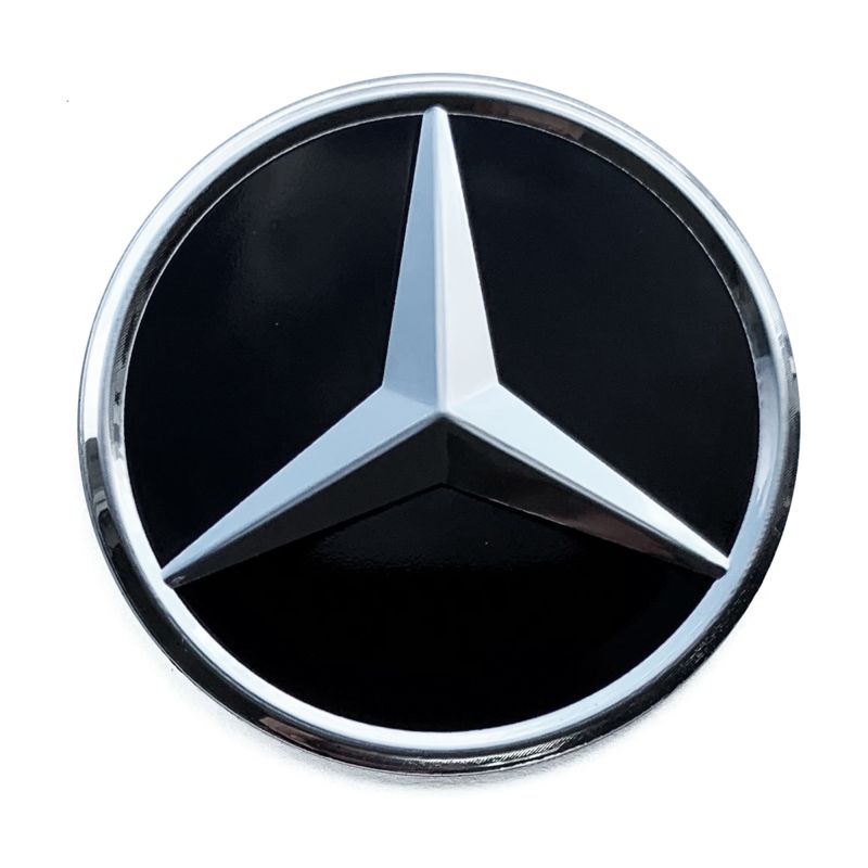 Satz von 4 x 50mm METAL embleme MERCEDES BENZ, rad mitte aufkleber ...